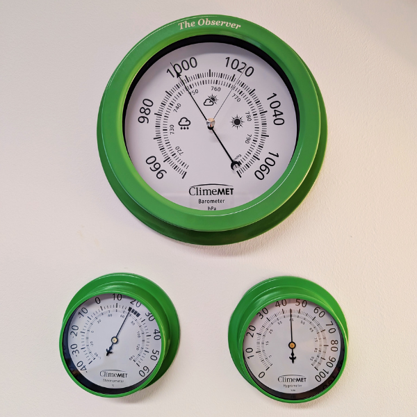 ClimeMET "The Observer" Combined Weather Dial Set - Metcheck